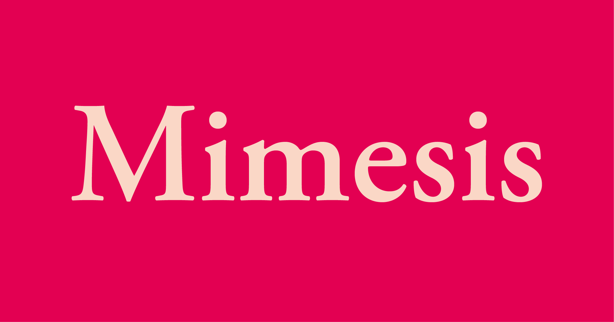 Mimesis - Word Daily